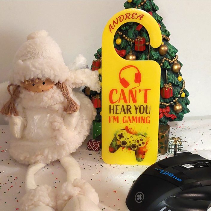 Gamer Door Hanger sign - Personalised Gifts & Laser products Kerry Ireland